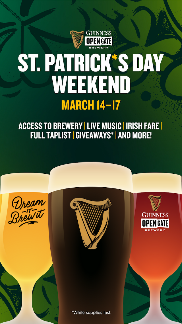 Guinness Open Gate Brewery in Chicago, IL.